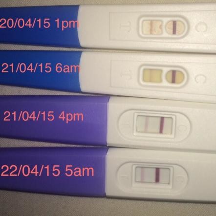 Pregnancy test - faint lines