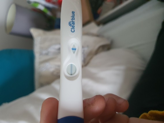 Very faint positive on frer?