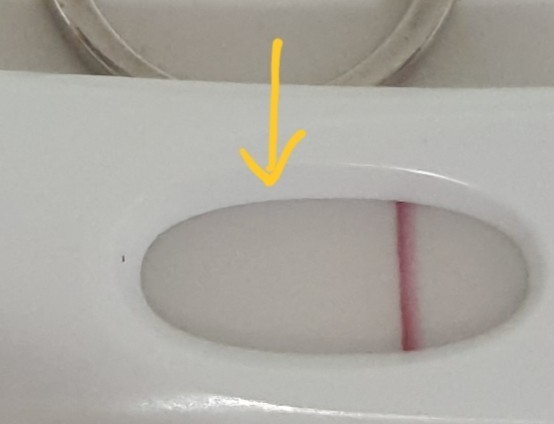 FRER very faint positive or evap?