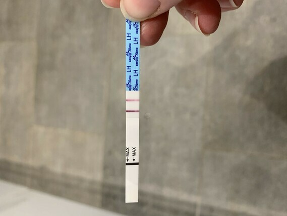 Positive ovulation test on cycle day 29 with period due tomorrow. Help?